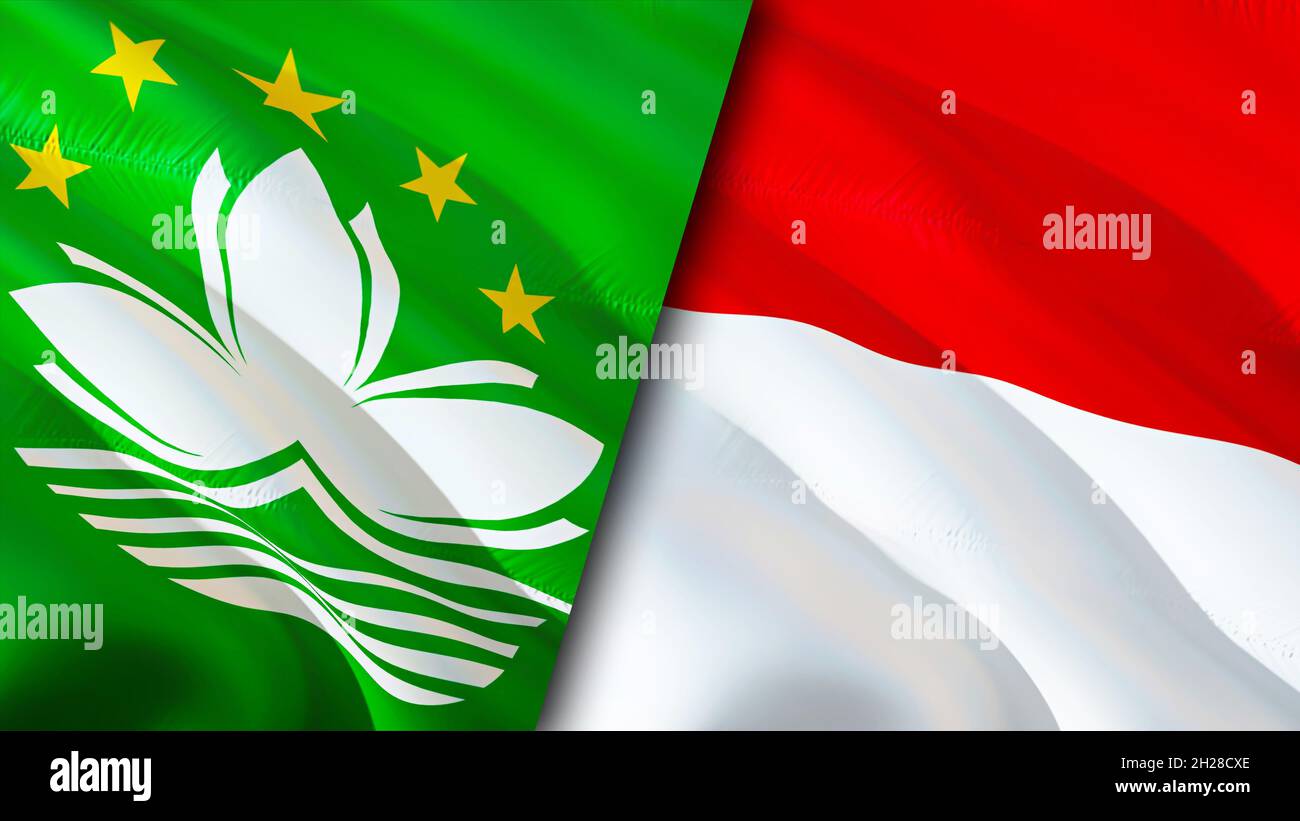 Macau monaco flag hi-res stock photography and images - Alamy