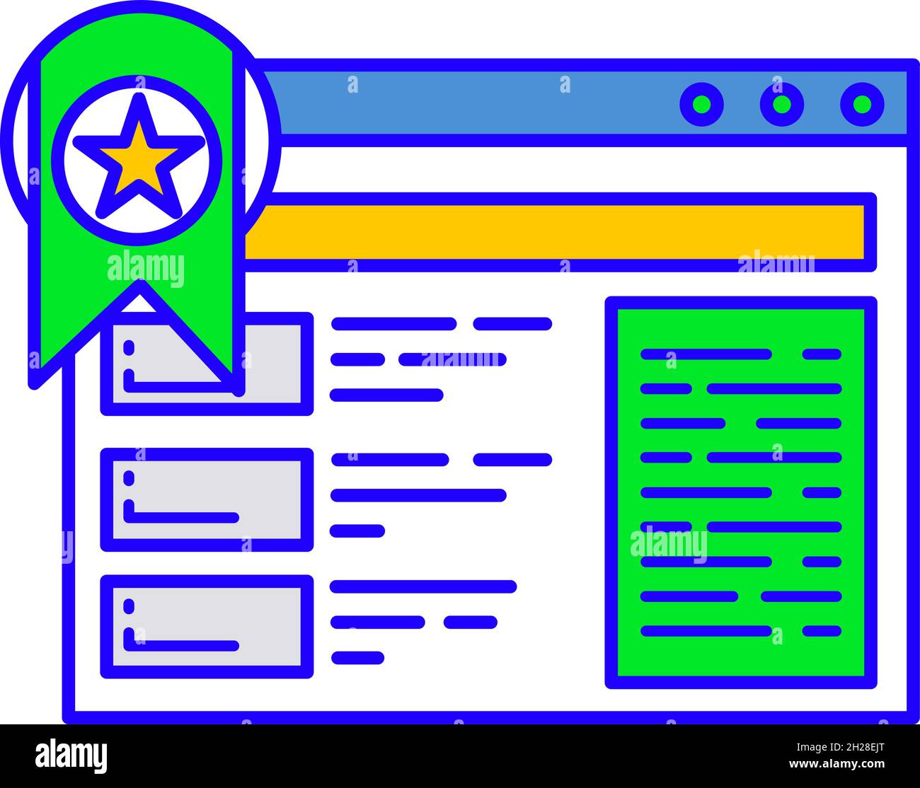 Online bookmark icon digital button flat vector Stock Vector Image ...