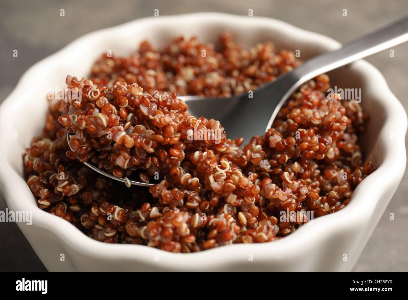Cooked Red Quinoa
