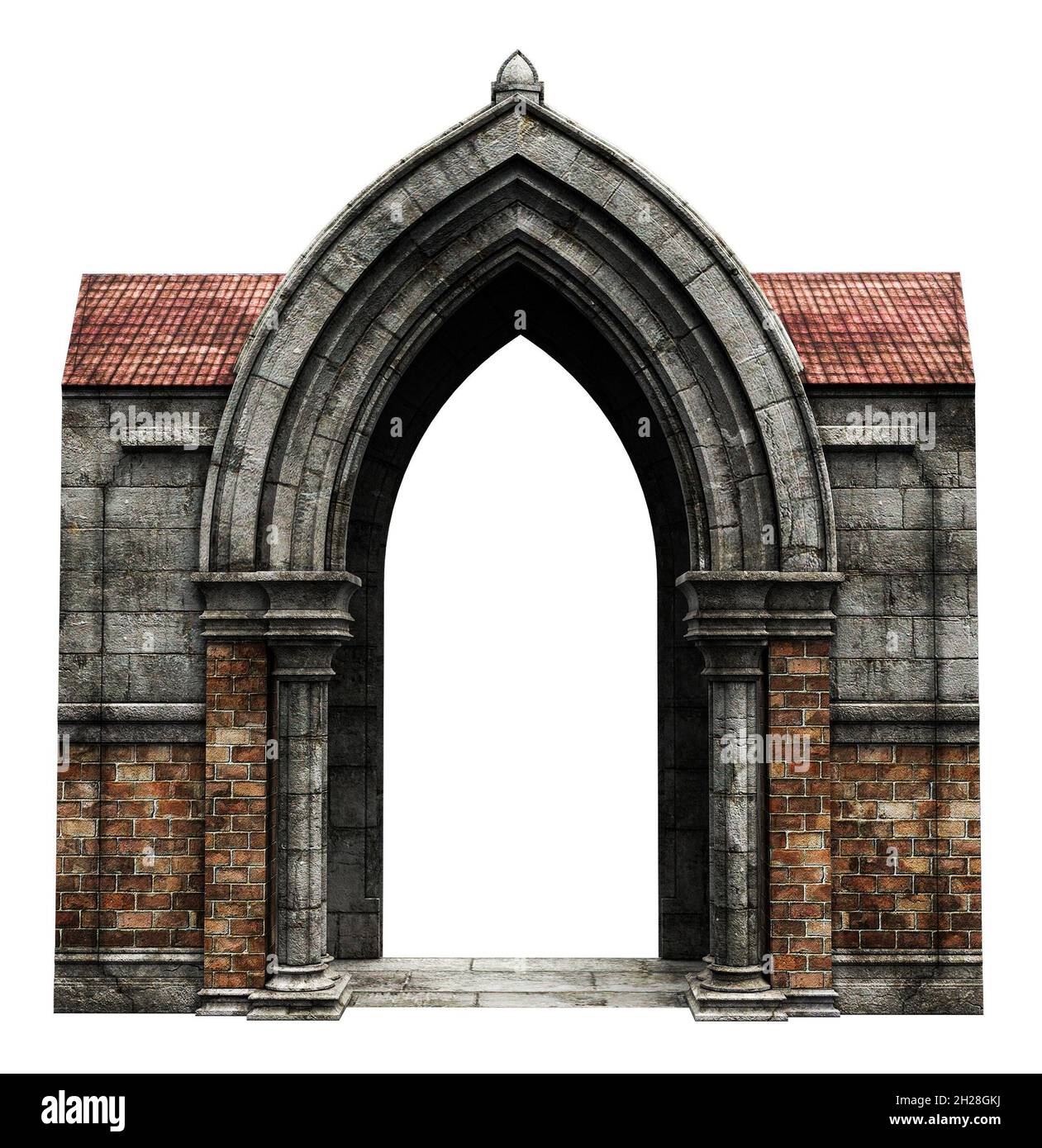 Gothic castle exterior dark Cut Out Stock Images & Pictures - Alamy