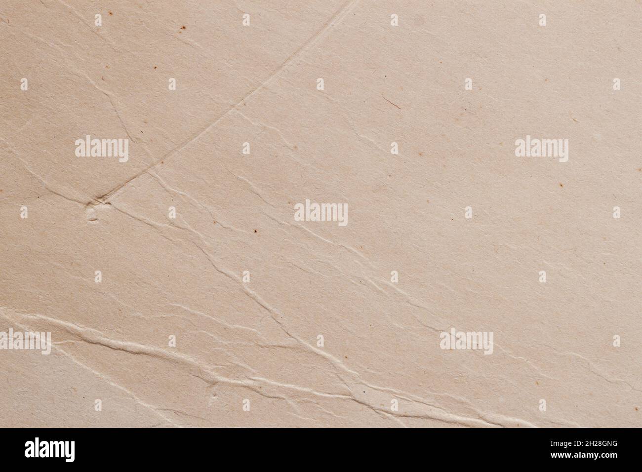 Texture of old paper with wrinkles, dirt stains, cardboard texture ...