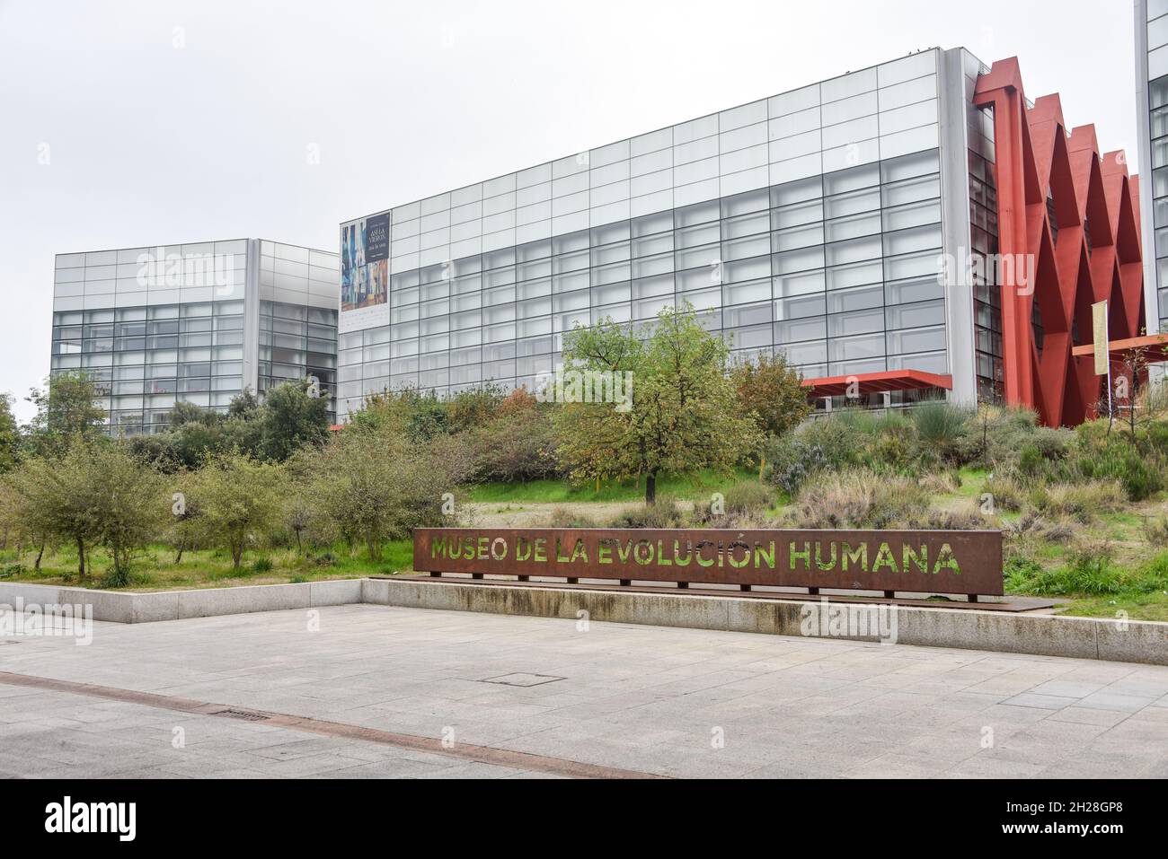 Burgos, Spain - 16 Oct 2021: Exterior views of the Museo de la ...