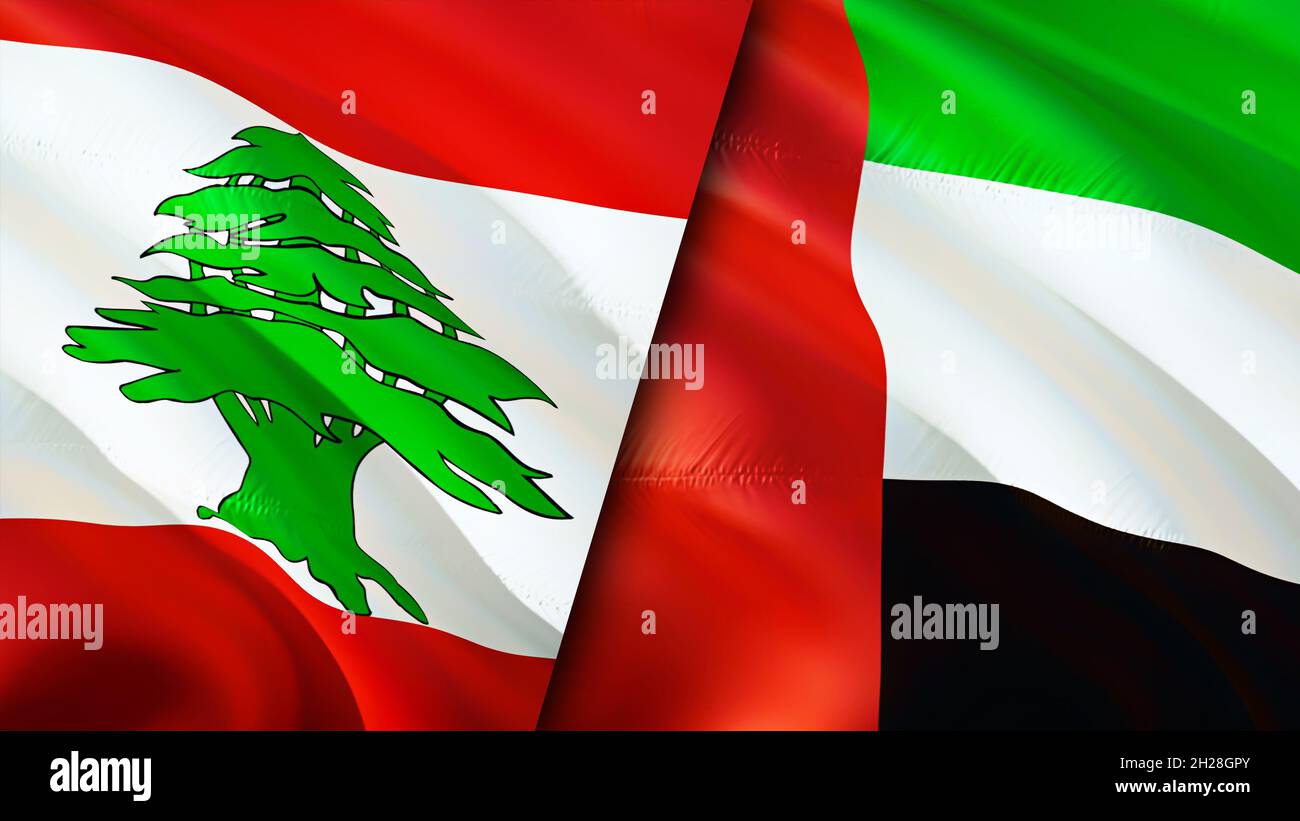 Lebanon united arab emirates flag hi-res stock photography and images ...