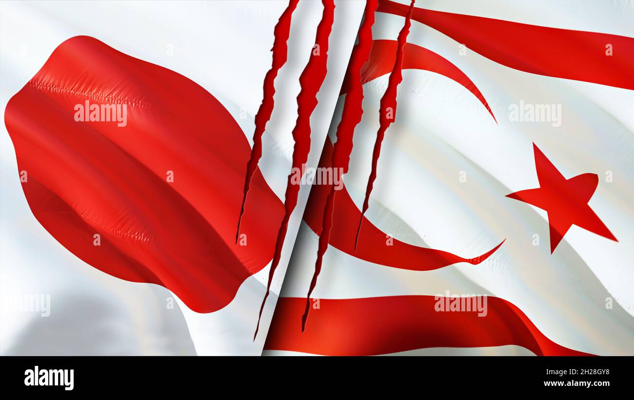 Japan northern cyprus flag hi-res stock photography and images - Alamy