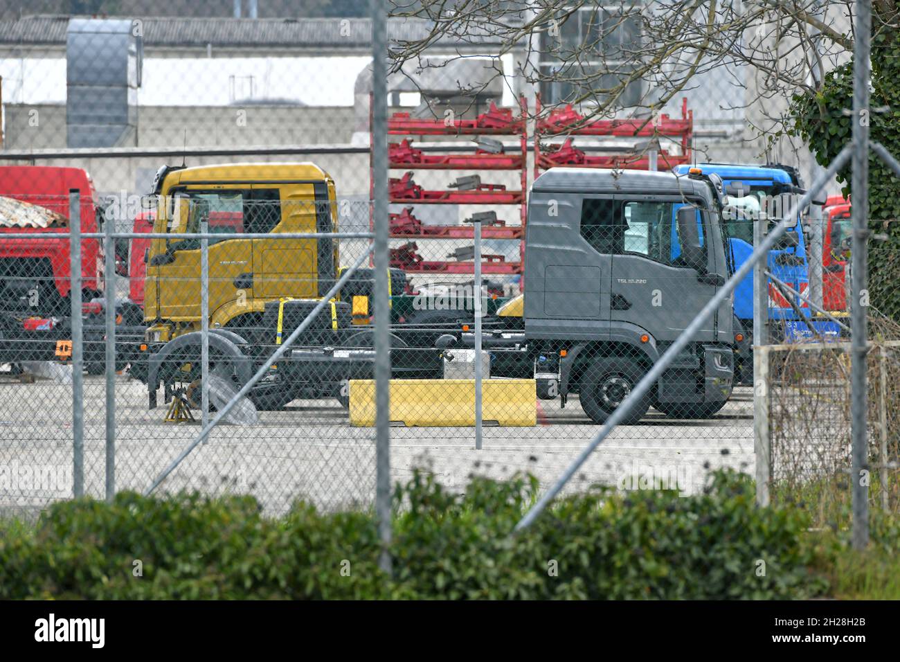 MAN-Werk in Steyr, Oberösterreich, Österreich, Europa - MAN factory in ...