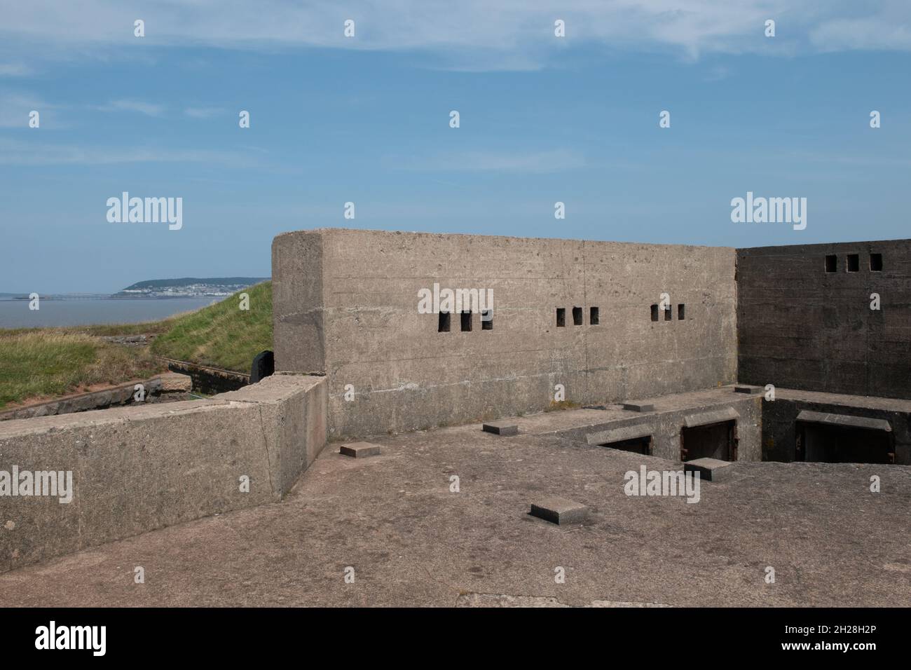Brean Down Fort, Somerset, England Stock Photo - Alamy