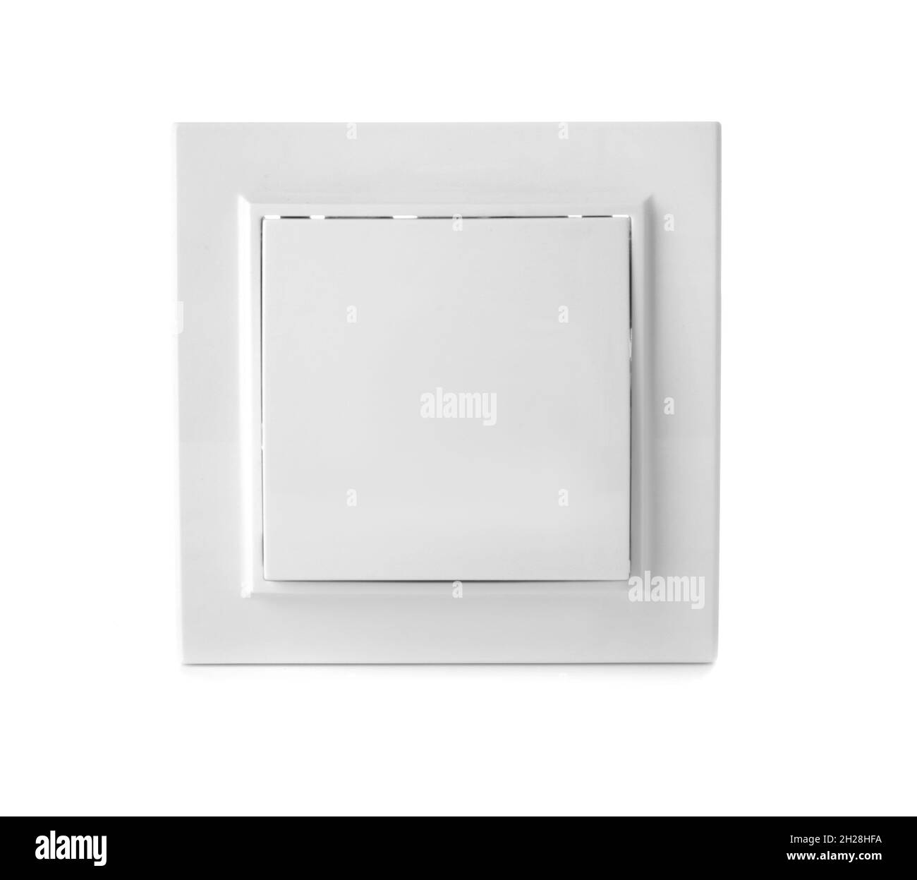 Light switch on white background. Electrician's equipment Stock Photo ...