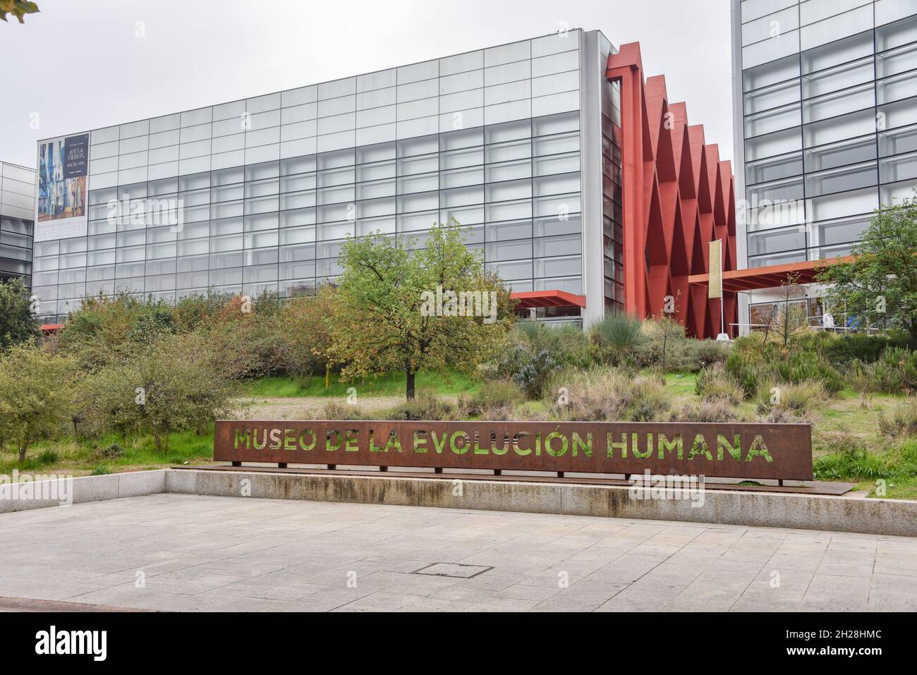 Burgos, Spain - 16 Oct 2021: Exterior views of the Museo de la ...