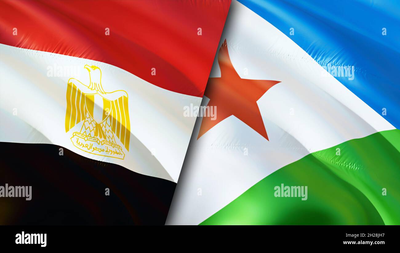 Egypt djibouti flag hi-res stock photography and images - Alamy