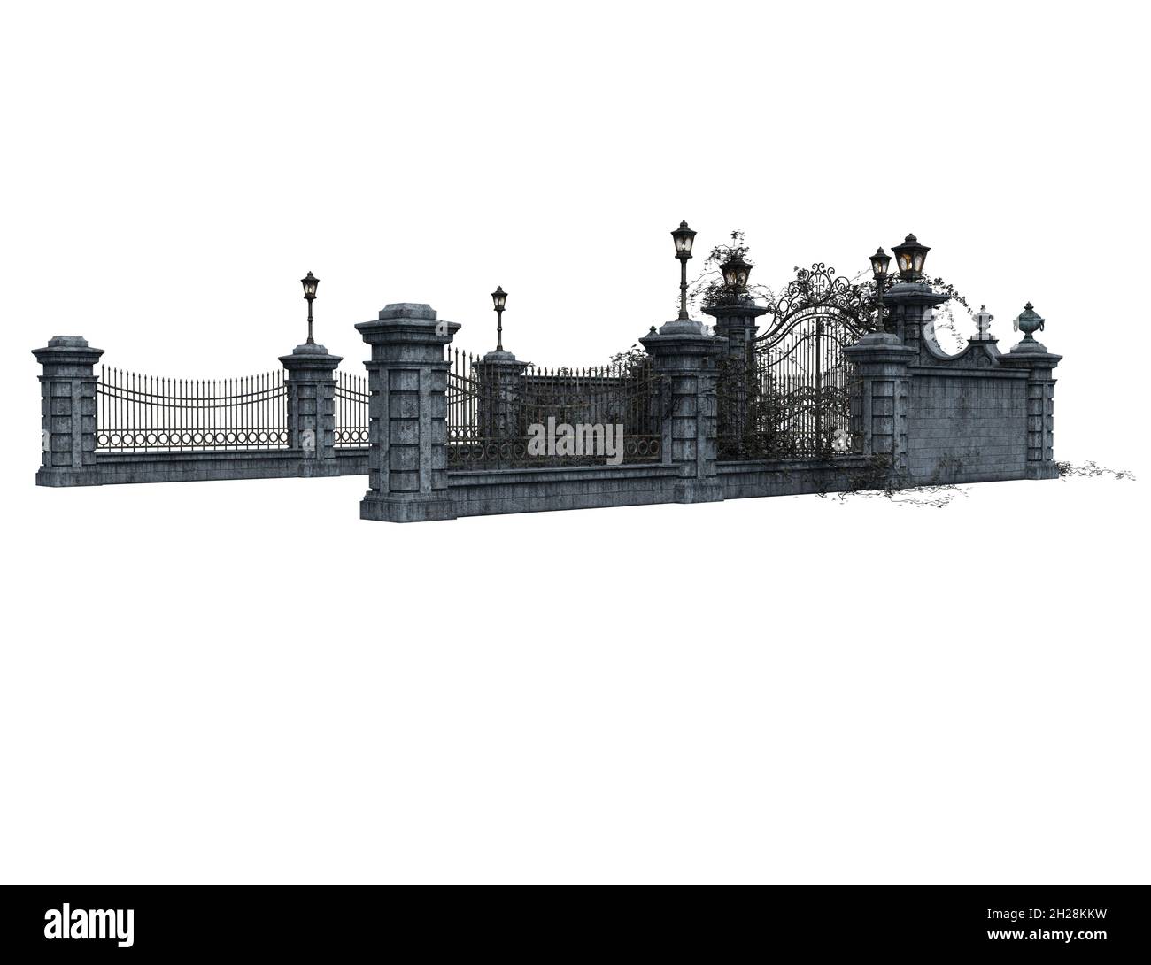 Gothic castle exterior dark Cut Out Stock Images & Pictures - Alamy