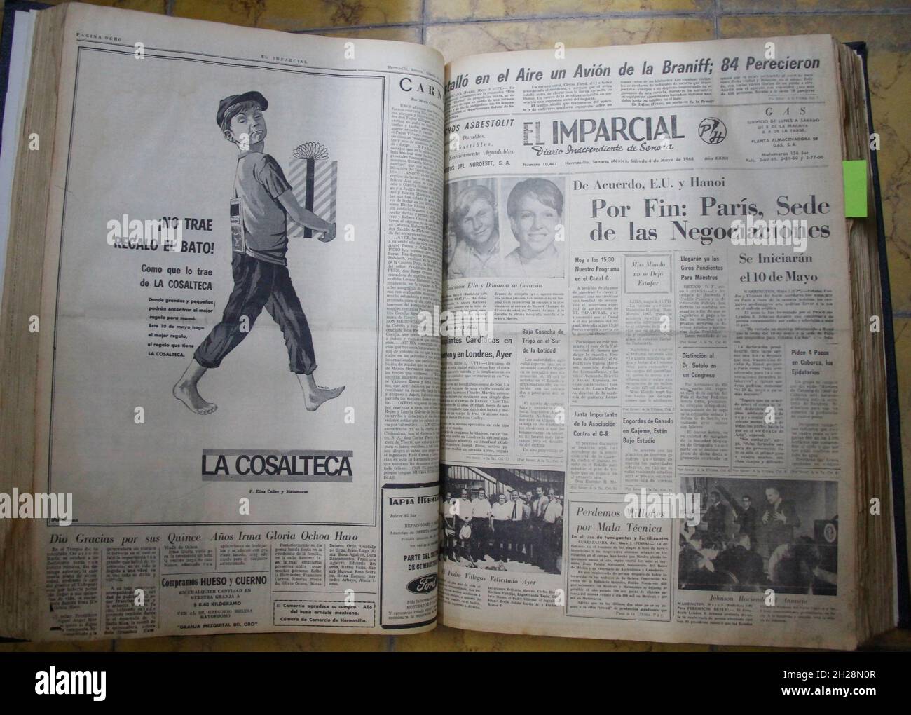 El Imparcial newspaper, printed edition, Hermosillo and Sonora Mexico ...