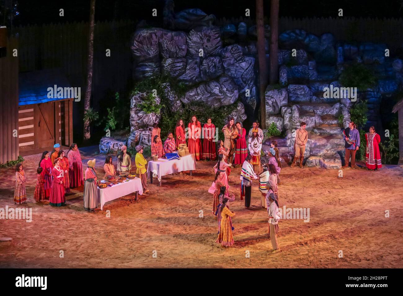 Outdoor drama Unto These Hills recounts the history of the Cherokee in ...