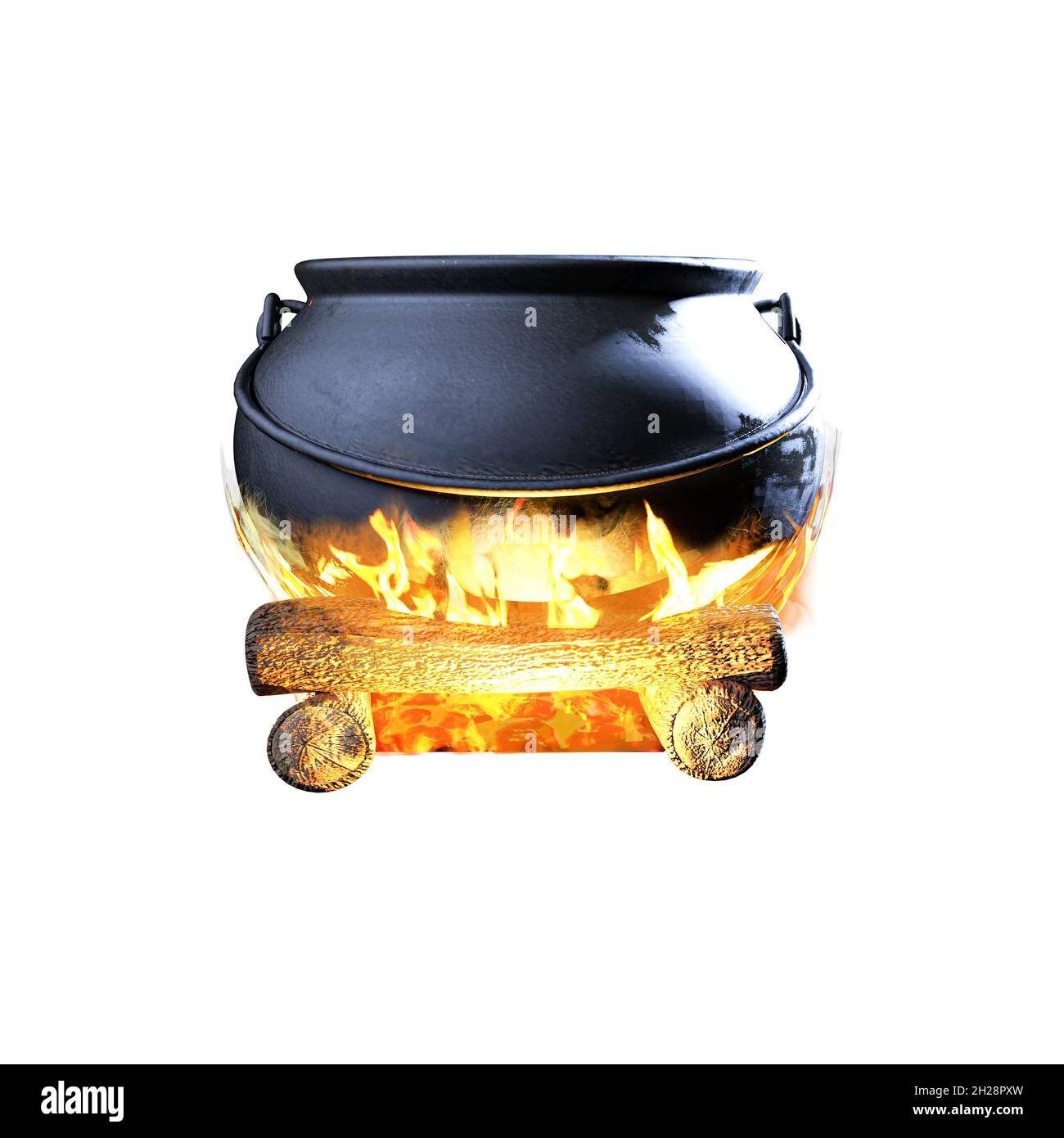 Fantasy Witch Cauldron, 3D illustration, 3D rendering Stock Photo - Alamy