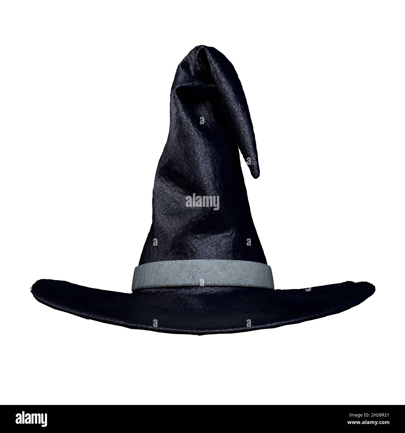 Old Wicked Black Witch Hat, 3D Illustration, 3D Rendering Stock Photo ...