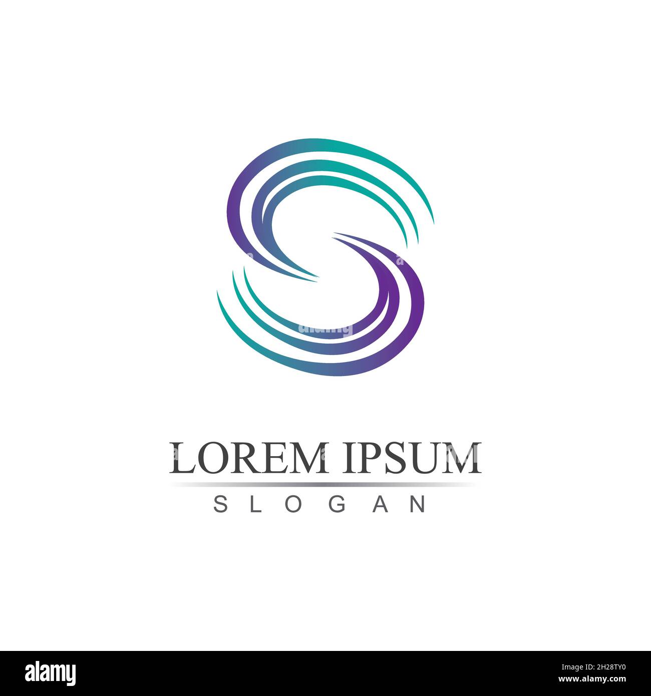 Letter S Logo Template vector icon design Stock Vector Image & Art - Alamy