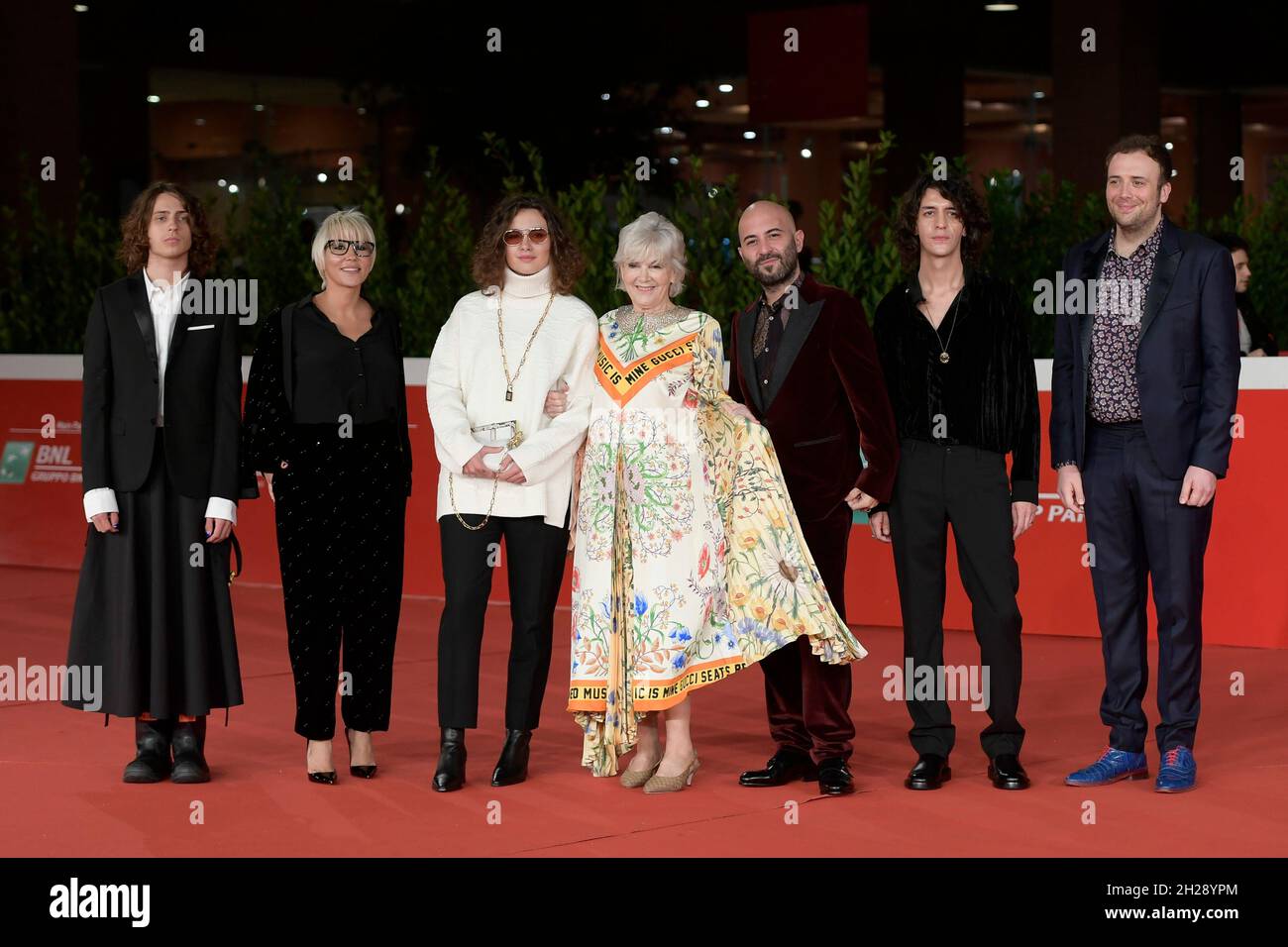 Rome, Italy - 20 Oct 2021, Caterina Caselli and singers attend the red ...