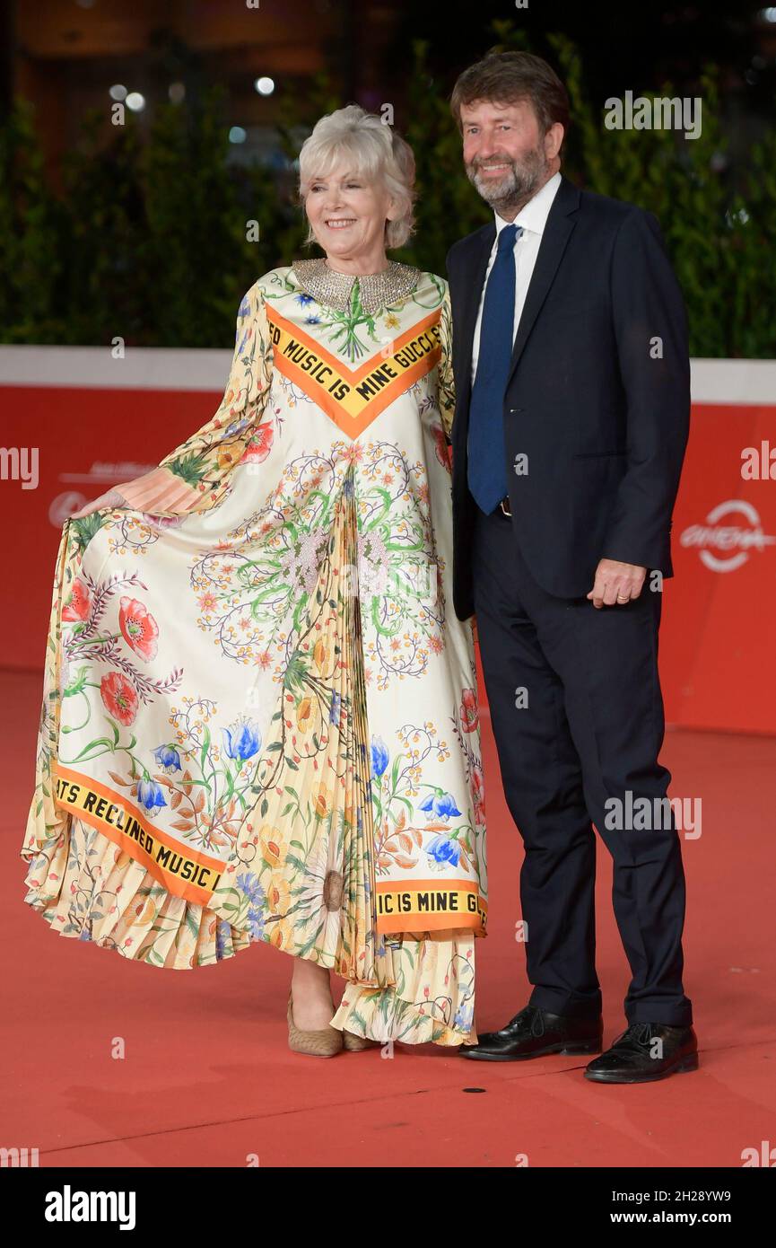 Rome, Italy - 20 Oct 2021, Caterina Caselli and Dario Franceschini ...