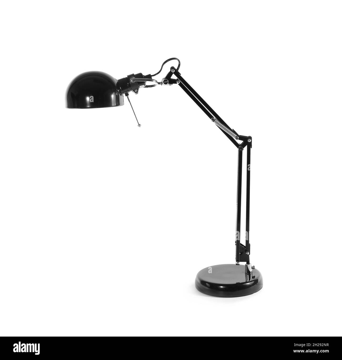 Modern desk lamp on white background. Idea for interior design Stock ...