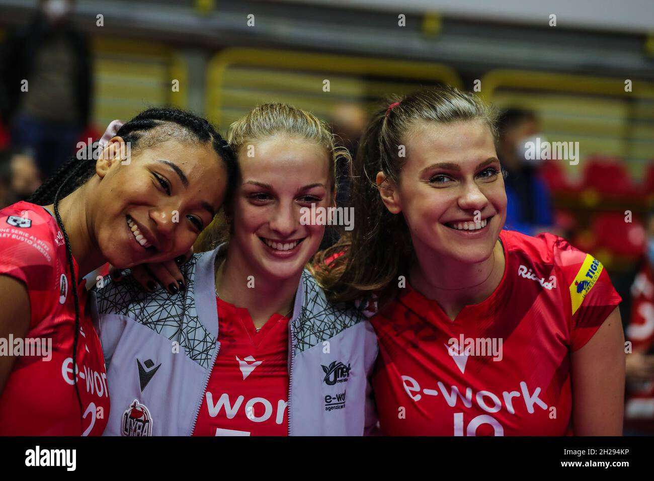 Busto Arsizio, Italy, October 20, 2021, Valeria Battista #2 of UYBA ...