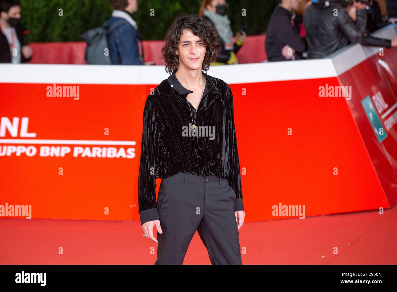 Rome, Italy. 20th Oct, 2021. Francesco Motta attends red carpet of ...