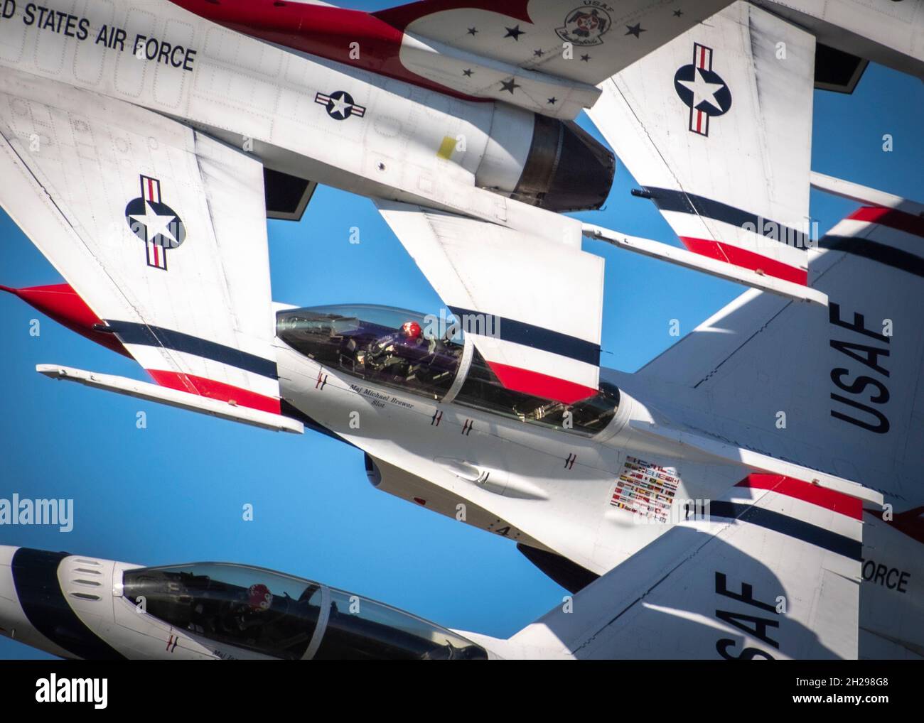 Maj. Michael Brewer, United States Air Force Air Demonstration Squadron ...