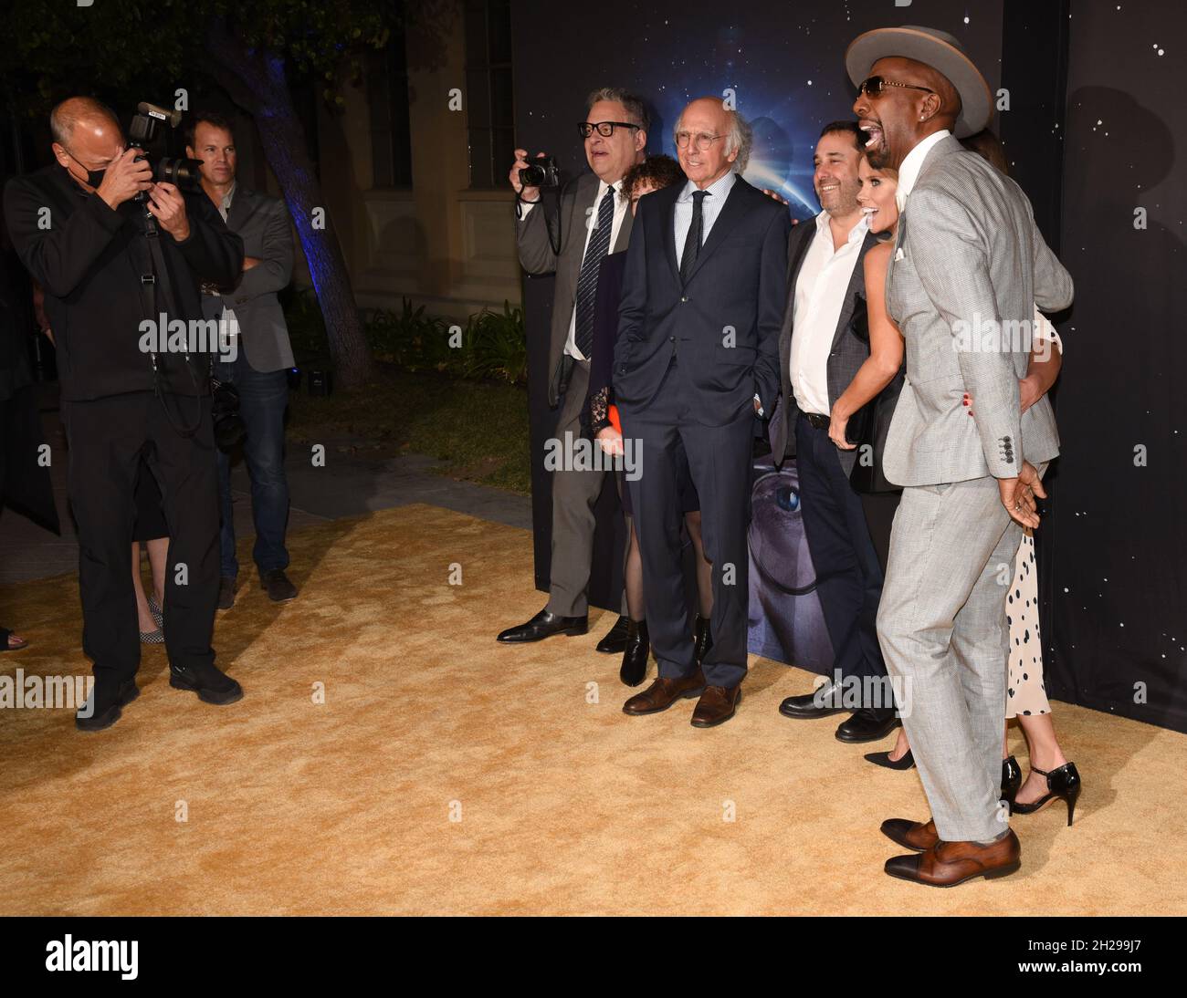Larry david jeff garlin cheryl hines hi-res stock photography and ...