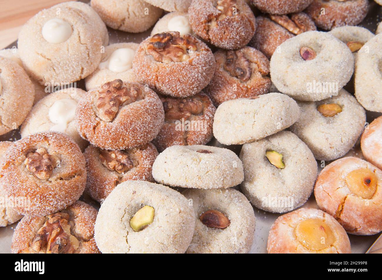 traditional sweets to take as pastries in tea Stock Photo - Alamy