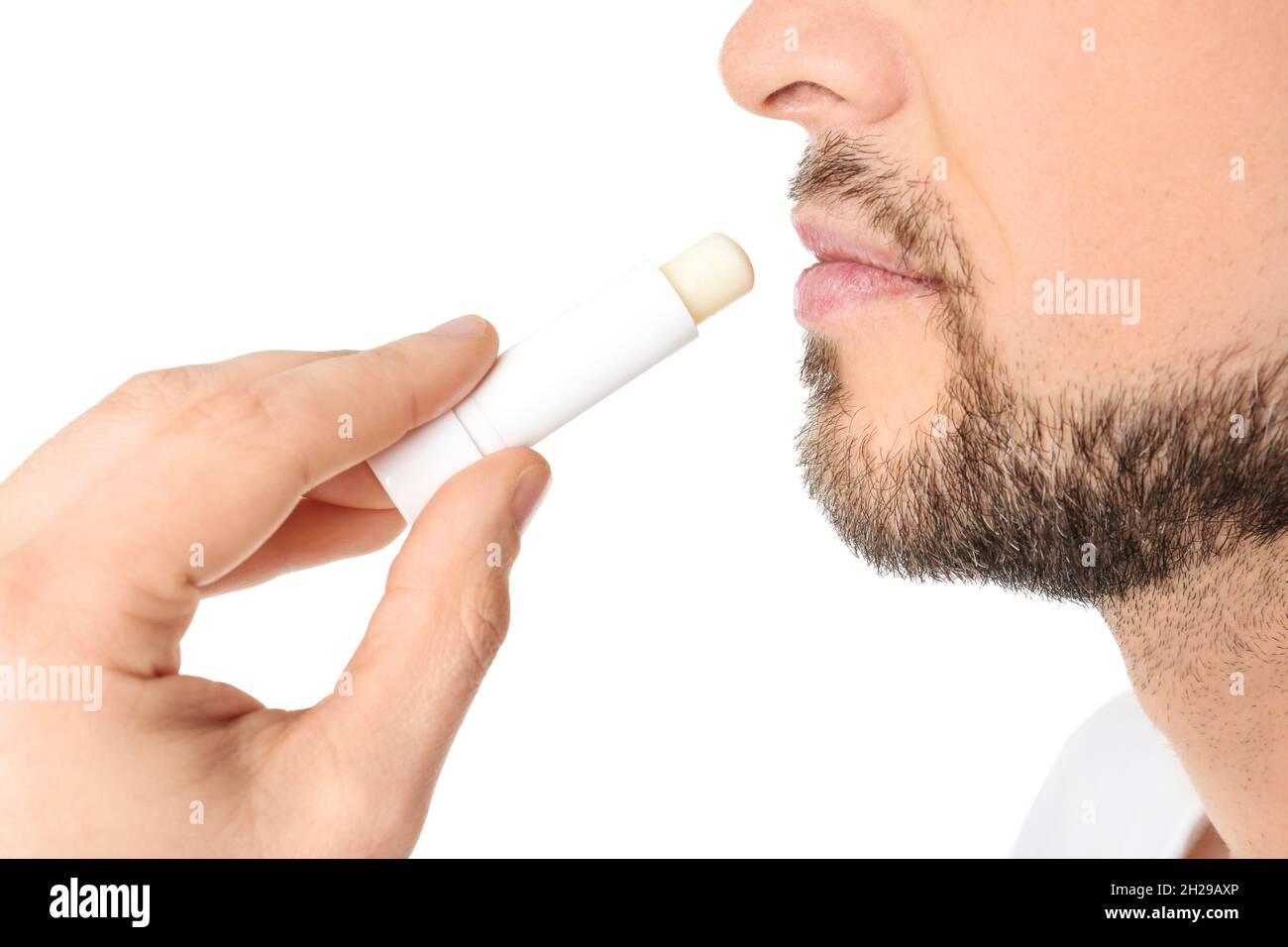 Lip balm man hi-res stock photography and images - Alamy