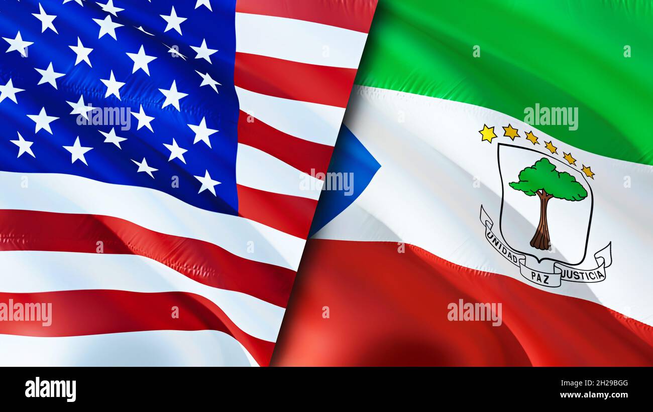 United states equatorial guinea flag hi-res stock photography and ...