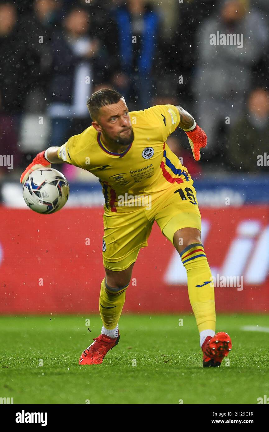 Ben Hamer #18 of Swansea City in action during the game Stock Photo - Alamy