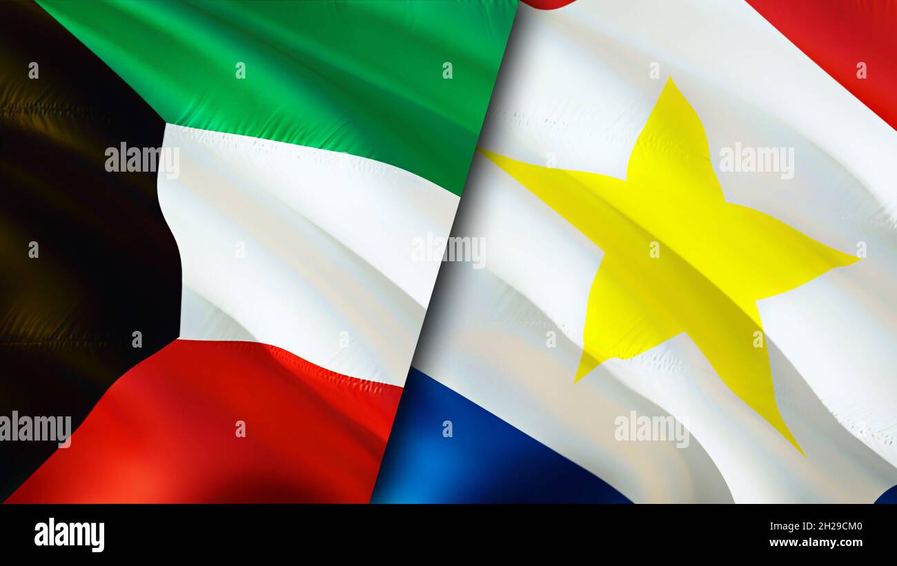 Kuwait saba island flag hi-res stock photography and images - Alamy