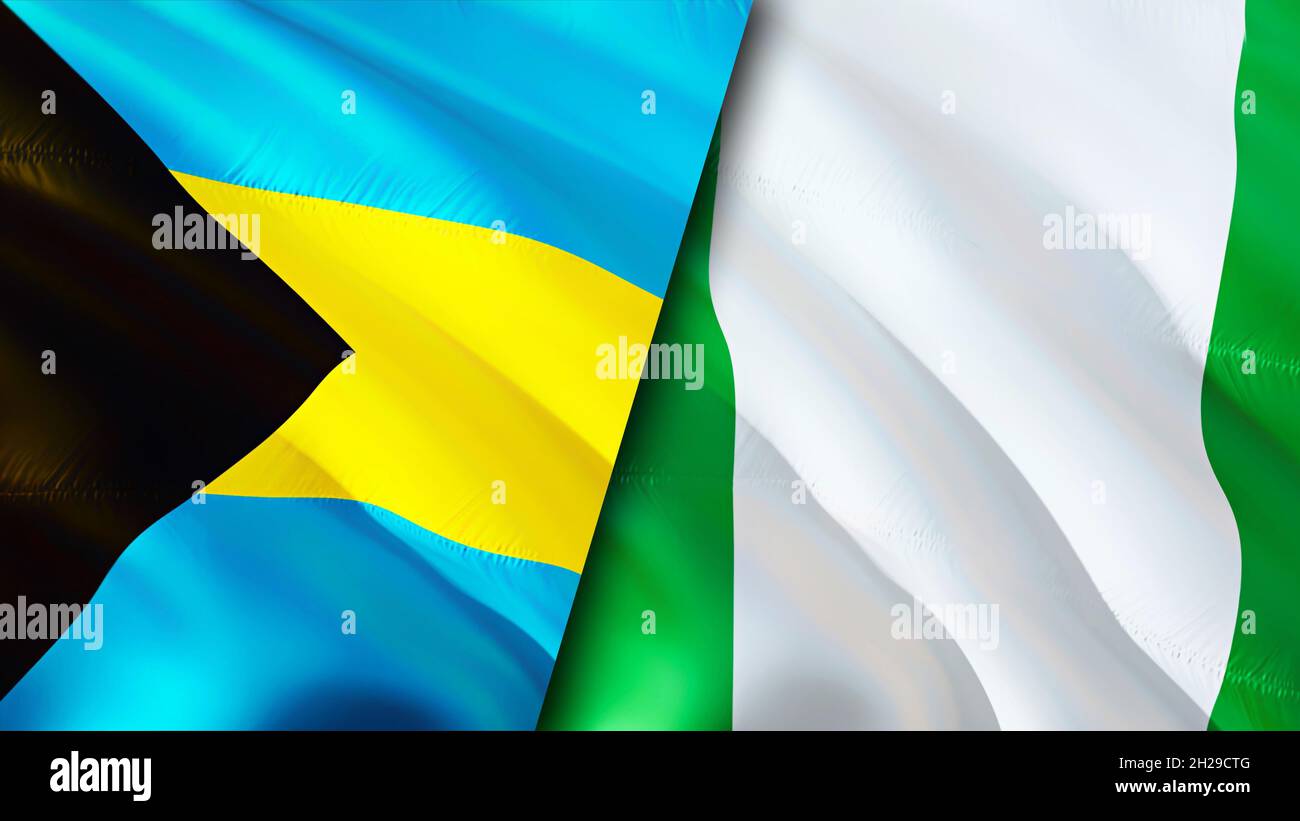 Bahamas nigeria flag hi-res stock photography and images - Alamy
