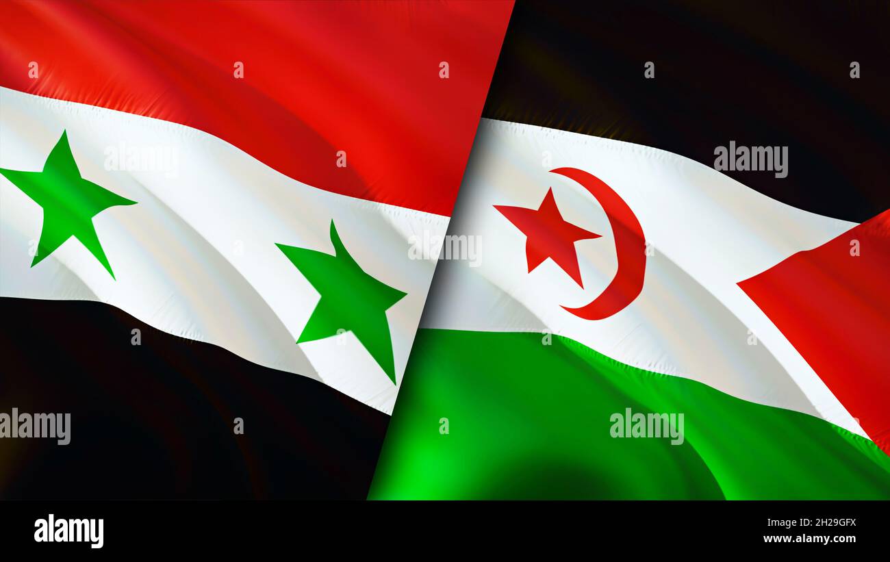 Syria western sahara flag hi-res stock photography and images - Alamy