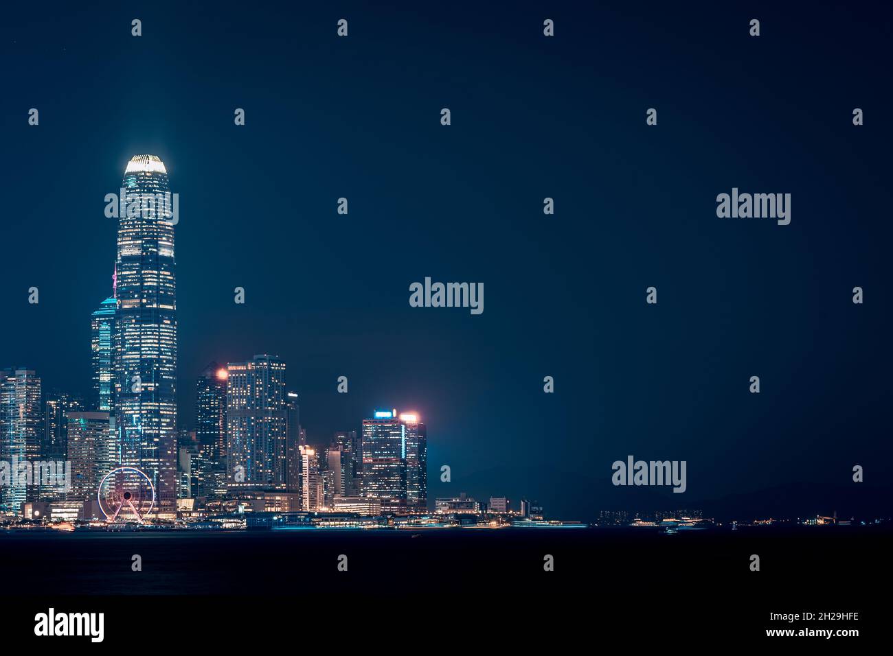 Hong Kong Victoria Harbour view Stock Photo - Alamy