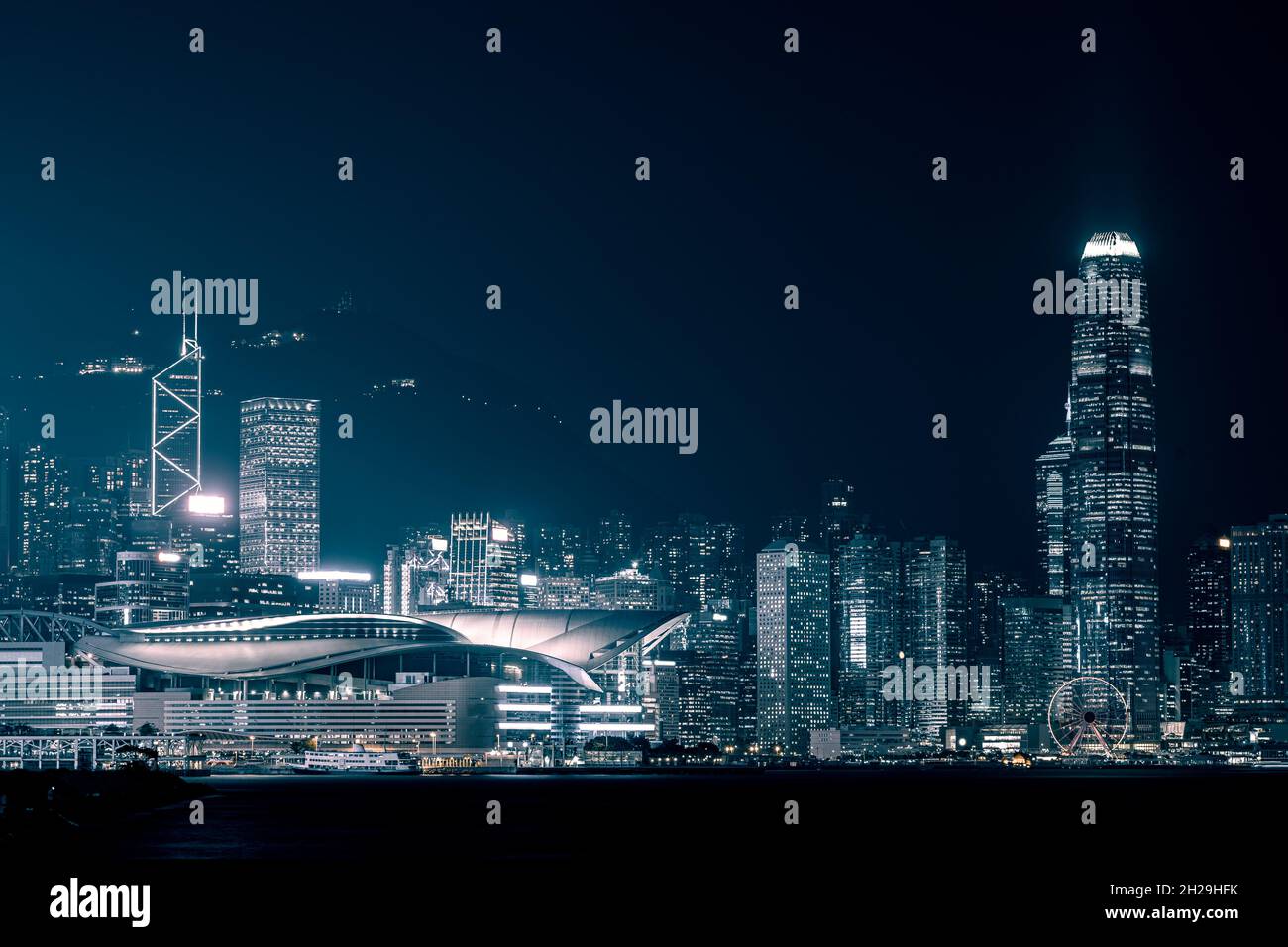 Hong Kong Victoria Harbour view Stock Photo - Alamy