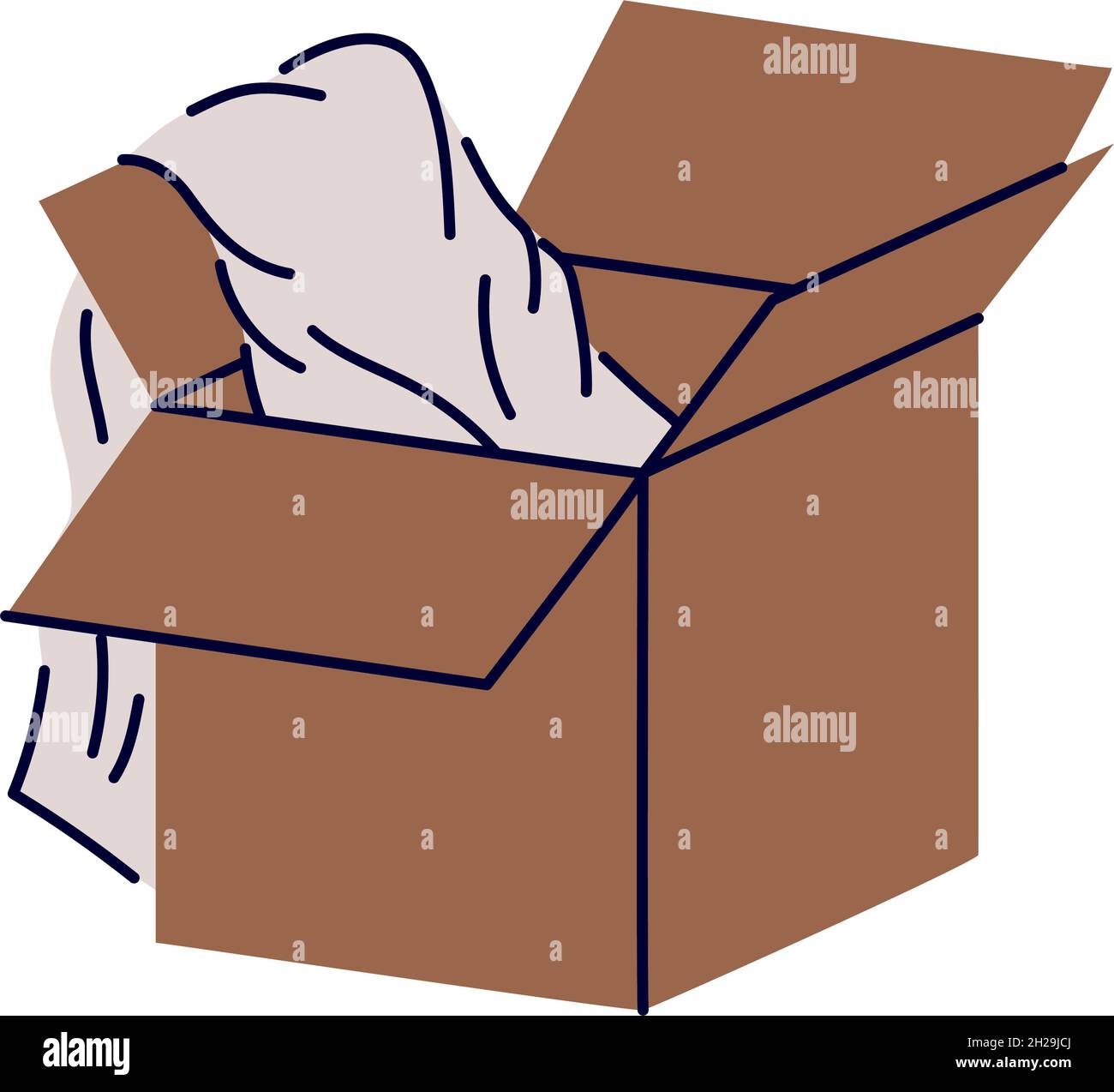 brown box icon Stock Vector Image & Art - Alamy