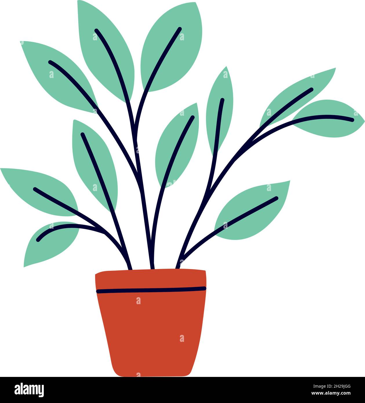 nice plant illustration Stock Vector Image & Art - Alamy