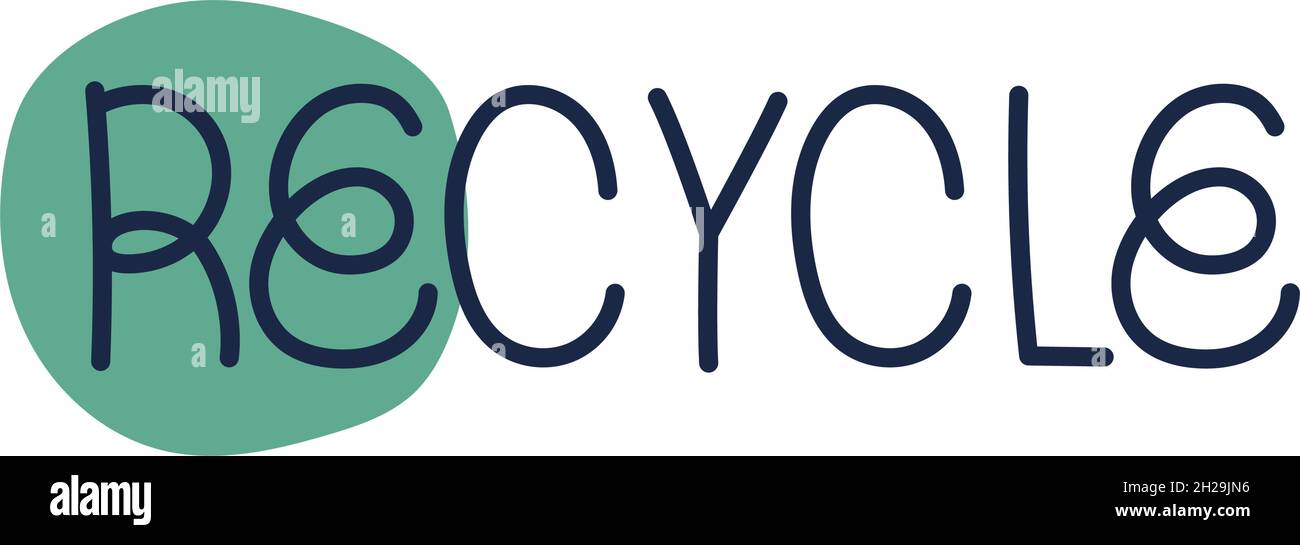 eco lettering illustration Stock Vector Image & Art - Alamy