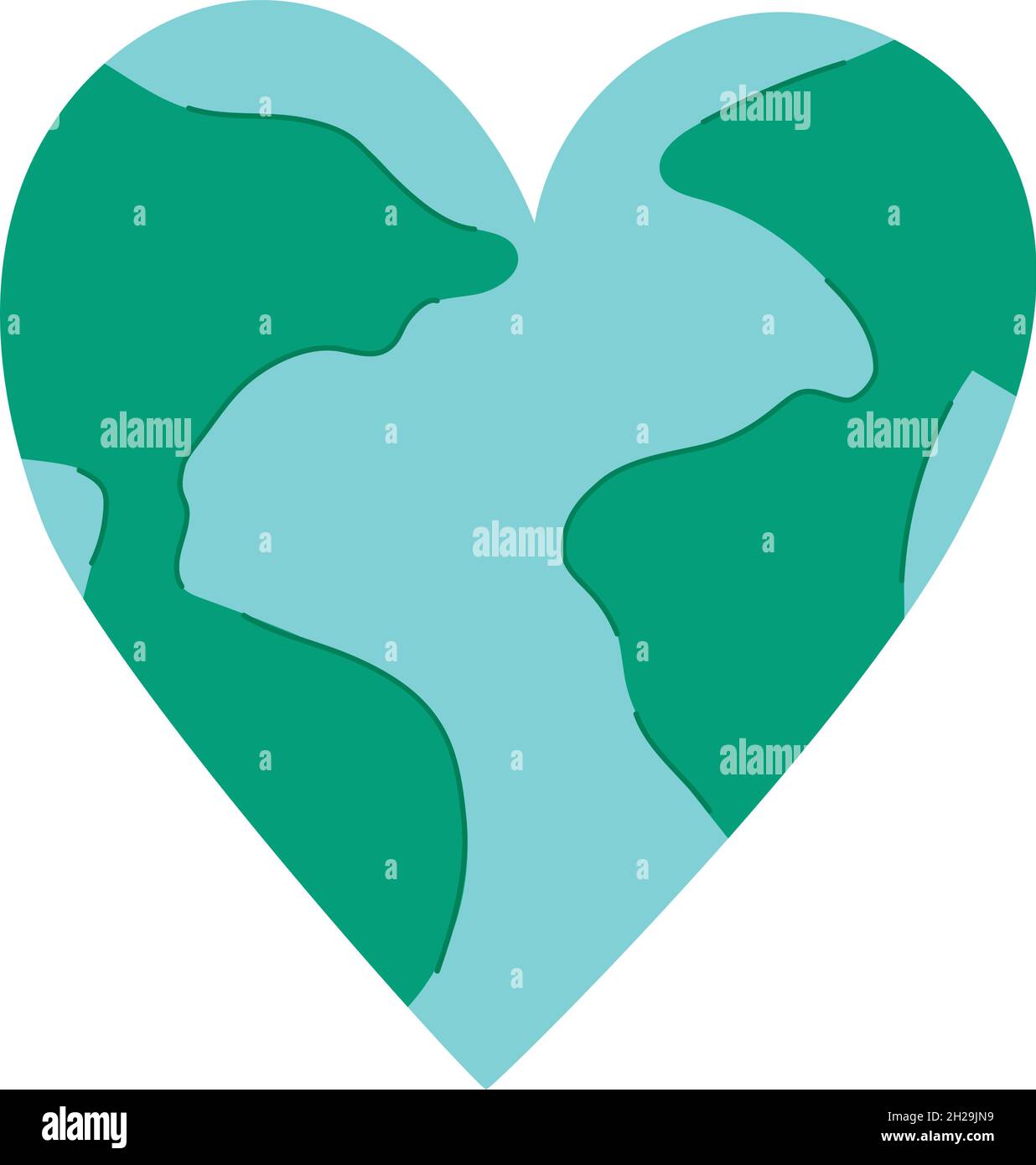 heart planet design Stock Vector Image & Art - Alamy