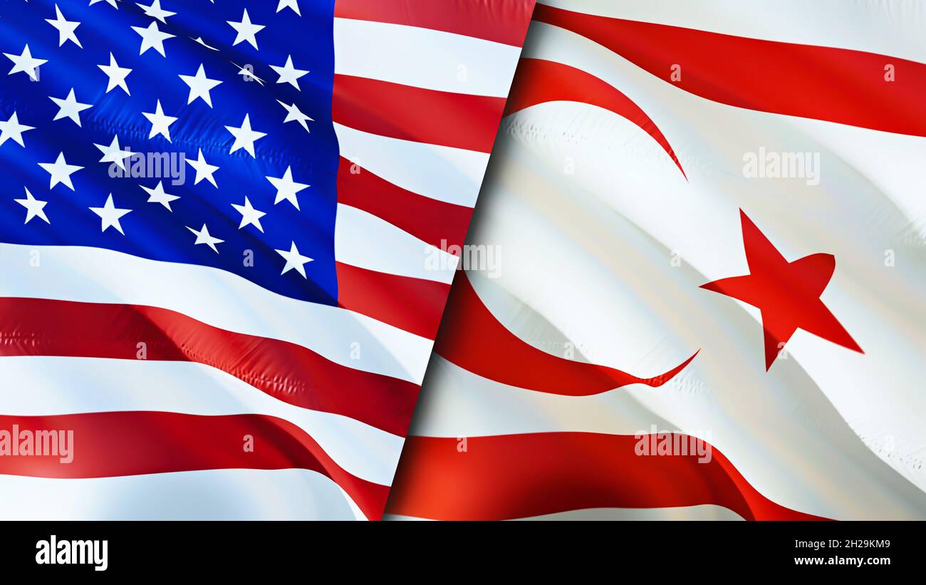 Northern cyprus united states flag hi-res stock photography and images ...