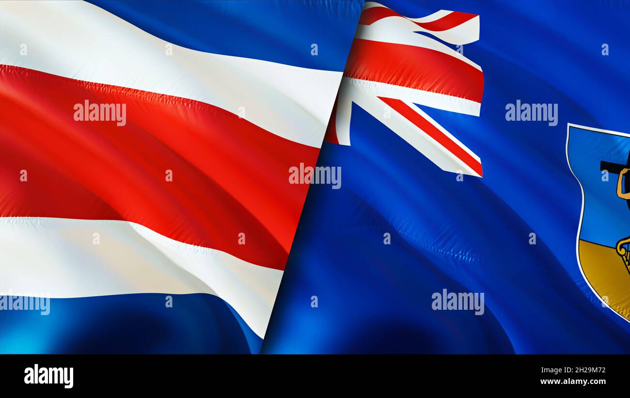 Costa rica montserrat flag hi-res stock photography and images - Alamy