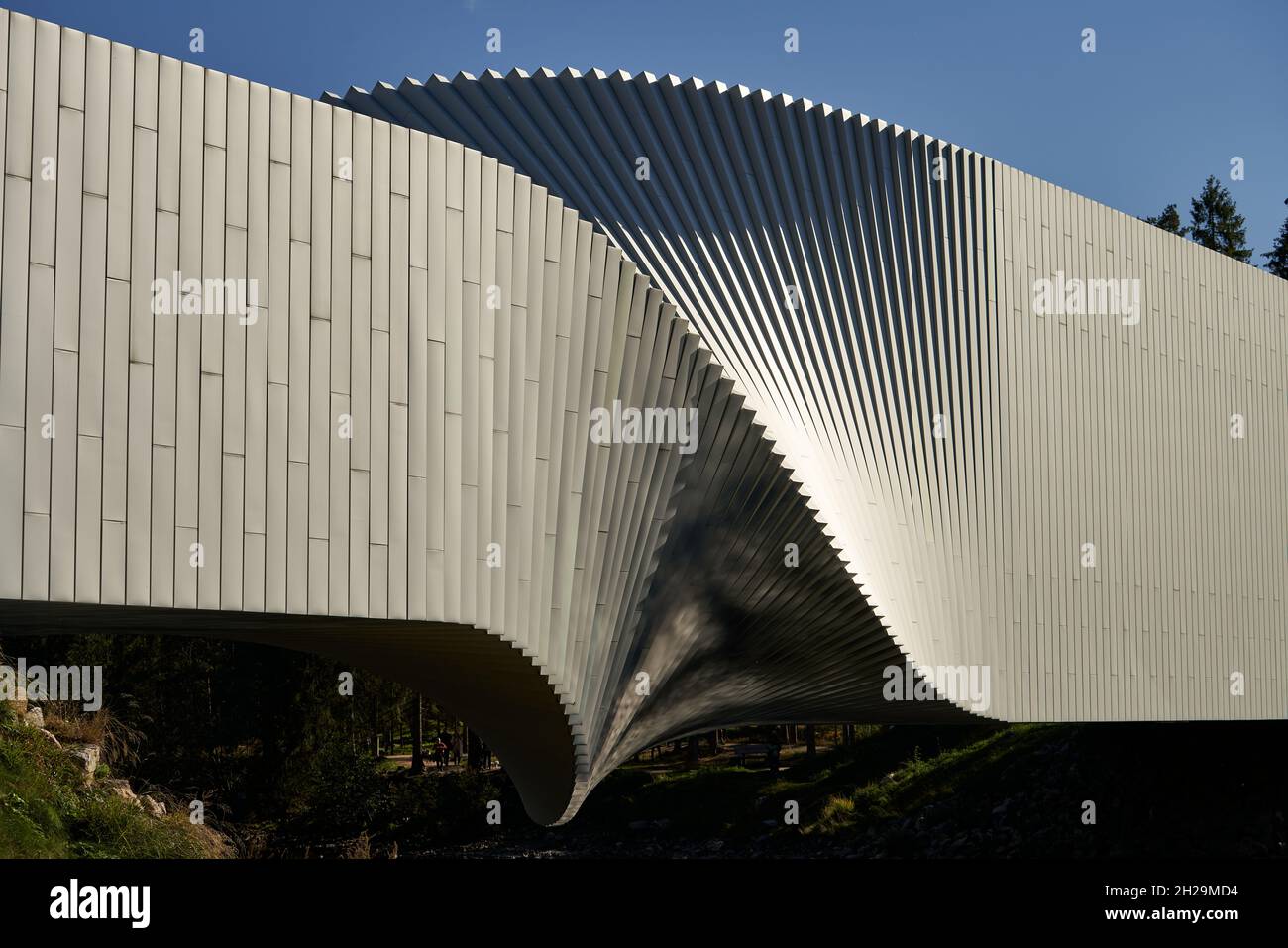 JEVNAKER, NORWAY - Sep 25, 2021: The modern Kistefos Museum in Jevnaker ...