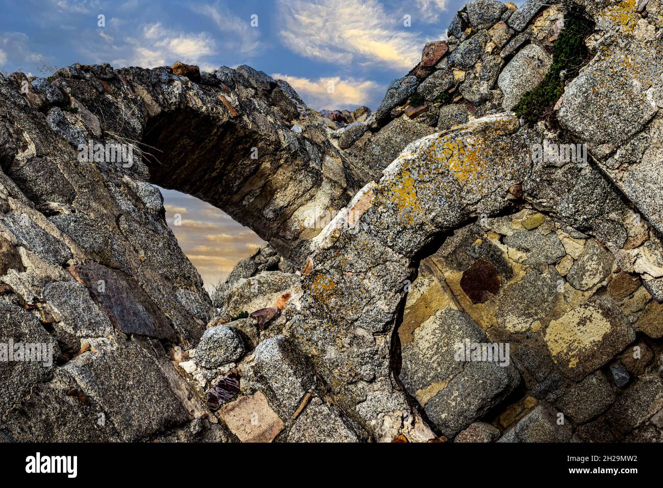 Closeup shot of an ancient building's ruins Stock Photo - Alamy