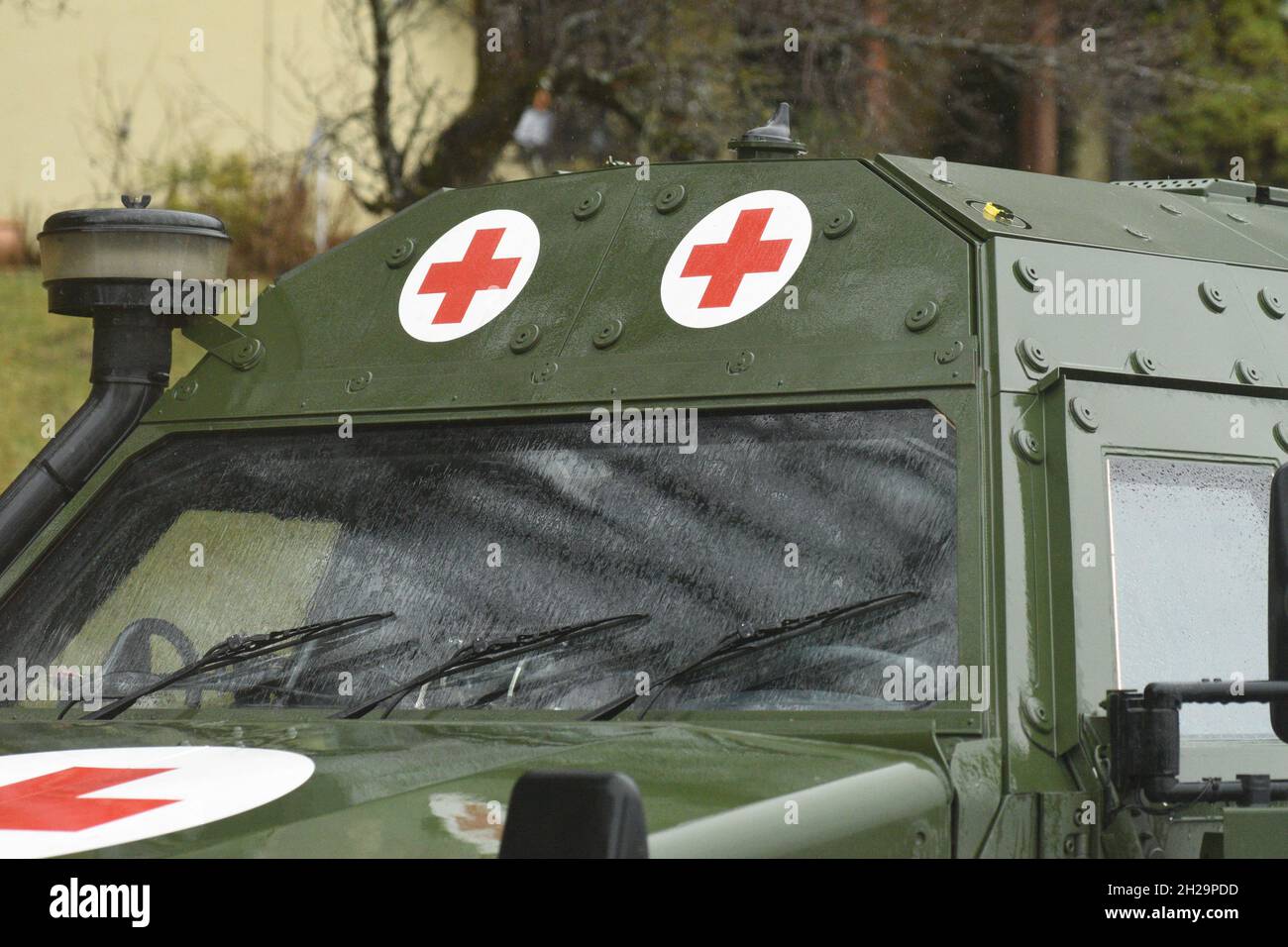 Sanitätswagen des österreichischen Bundesheeres, Österreich, Europa ...
