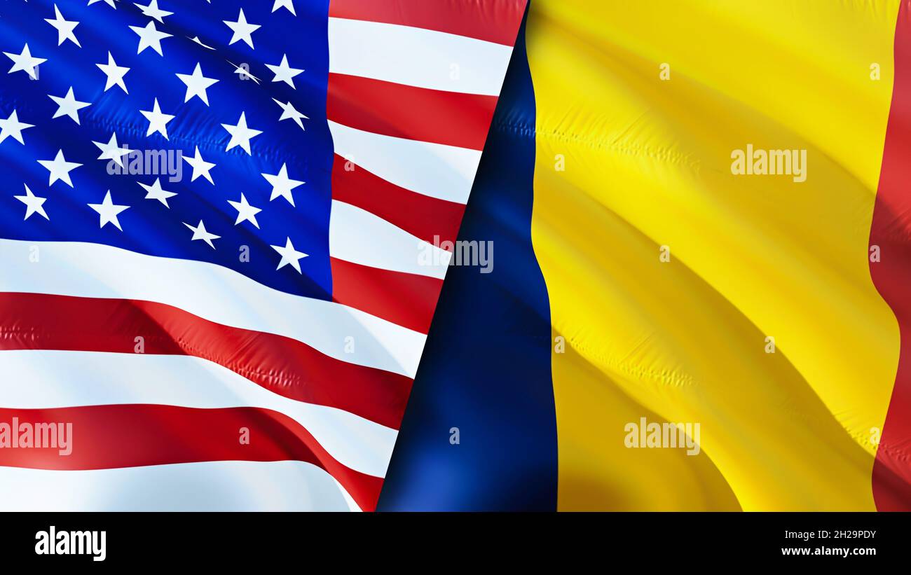 United states chad flag hi-res stock photography and images - Alamy