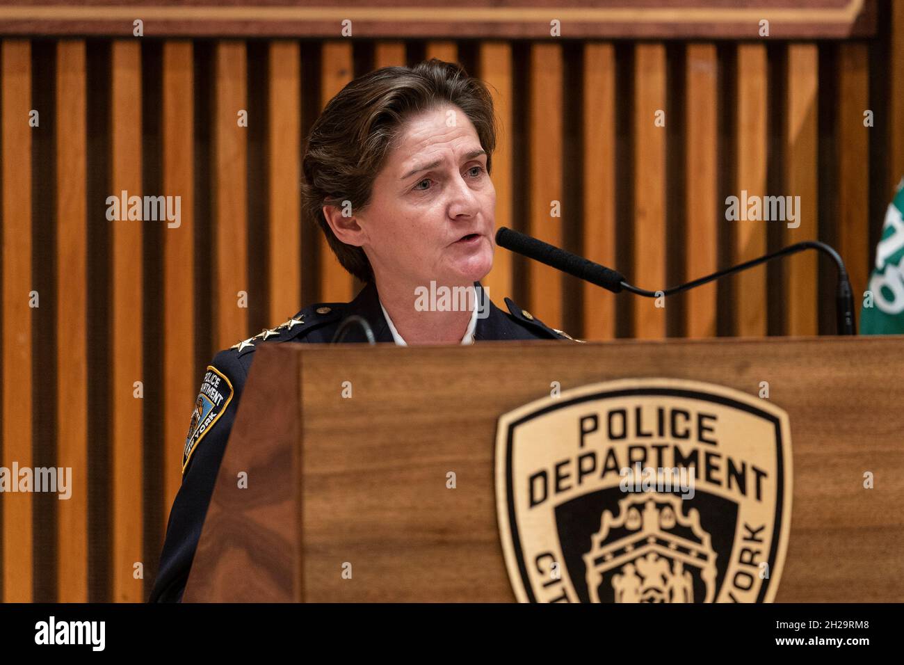 New York, USA. 20th Oct, 2021. Chief of Transit Kathleen O'Reilly ...