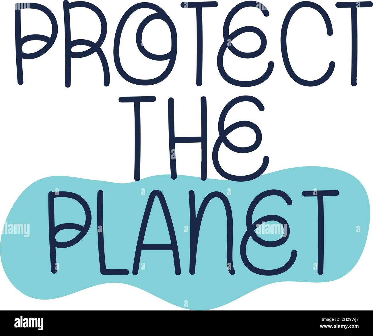 ecological lettering design Stock Vector Image & Art - Alamy