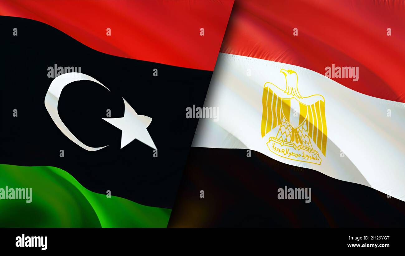 Egypt libya flag hi-res stock photography and images - Alamy
