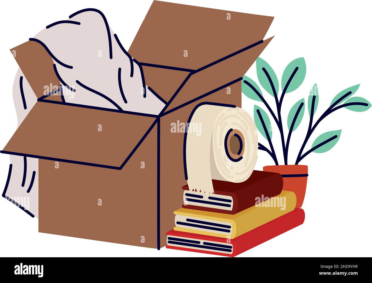 moving box icon Stock Vector Image & Art - Alamy