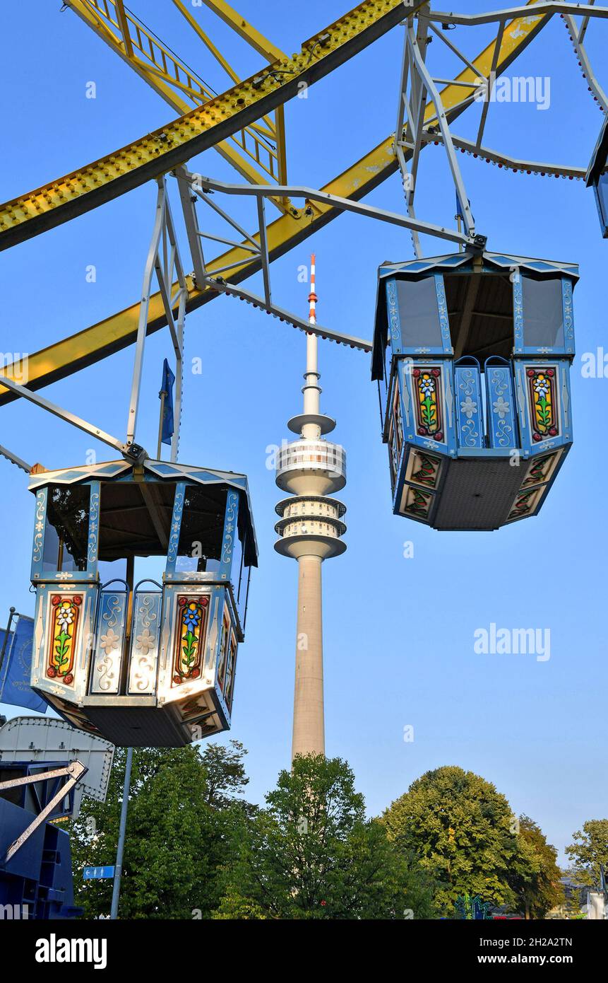 Olympiaturm im olympiapark hi-res stock photography and images - Alamy
